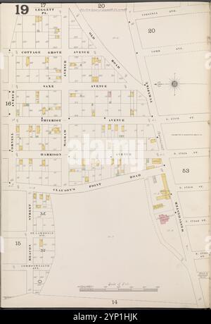 Plate No. 19 map of the Bronx, bounded by Virginia Ave., Beacon St ...