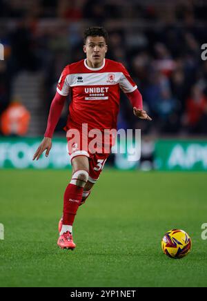 Middlesbrough's Neto Borges during the Sky Bet Championship match at ...