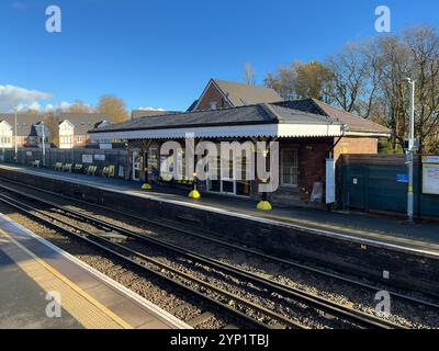Maghull Station winner of the best Train Station in England Stock Photo ...