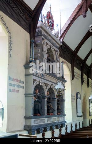 Tollemache family memorial monument in church of Saint Mary, Helmingham ...