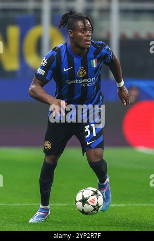 Yann Aurel Ludger Bissek of FC Internazionale seen in action during ...