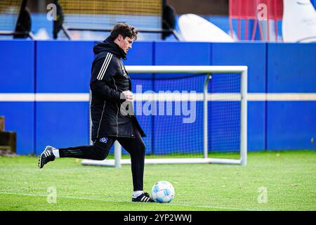 Merlin Polzin (Hamburger SV, Trainer) und Andre Breitenreiter (Hannover ...