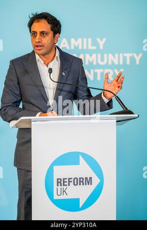 Reform party member Andrea Jenkyns speaks during the Reform party's ...