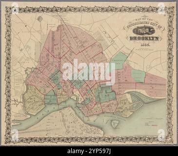 Map of the consolidated city of Brooklyn Cartographic. Maps. 1867 ...