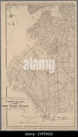 Map of Coney Island, New York Stock Photo - Alamy