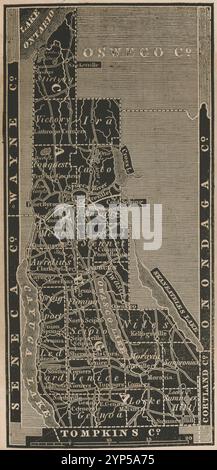 Cayuga County. Cartographic. Atlases, Maps. 1838. Lionel Pincus and ...