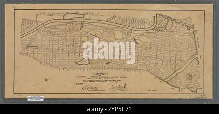 Map showing the location of the speedway concourse and the street ...