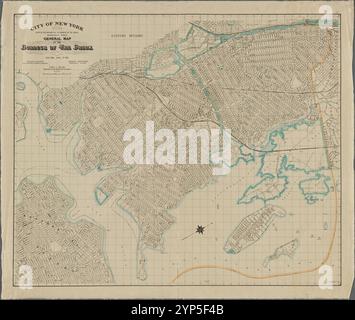 General map of the borough of the Bronx. Eastern Division. 1913 ...