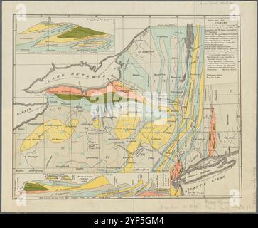 This colour'd map exhibits a general view of the economical geology of ...