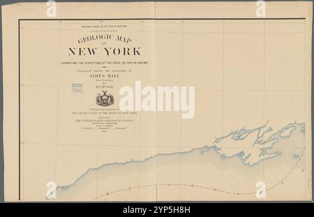 Preliminary geologic map of New York, exhibiting the structure of the ...