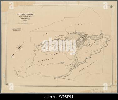 Tuxedo Park, Orange Co., New York, 1892 Cartographic. Maps, Cadastral ...