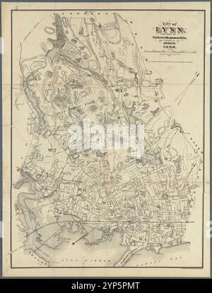 Map of the city of Lynn , Lynn Mass., Maps Norman B. Leventhal Map ...