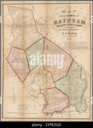 Map of the town of Raynham, Bristol County, Mass : surveyed by order of ...