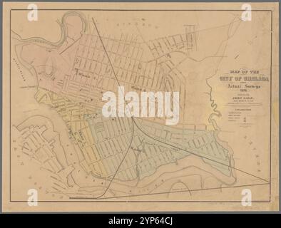 Map of the city of Chelsea from actual surveys : 1884 , Chelsea Mass ...
