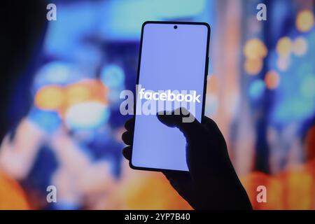 In this photo illustration, a W Social logo of a European social ...