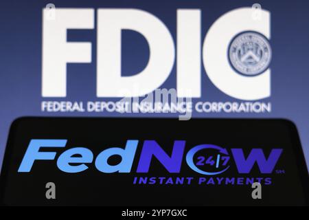 In this photo illustration the Federal Deposit Insurance Corporation ...