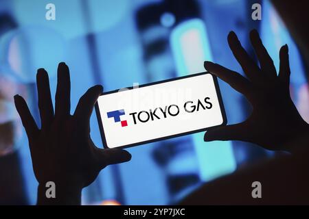In this photo illustration, the logo of gas shipping company BW LPG is ...