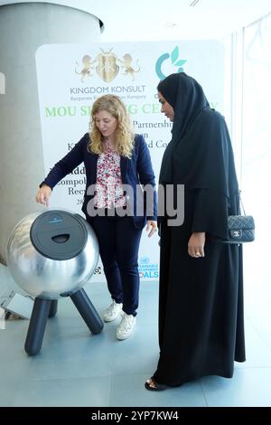 Kingdom Konsult CEO Catina Aghayan and Compocity CEO Dr. Emese Pancsa ...