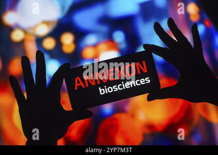 In this photo illustration, a mobile phone with the website of Kuwait ...