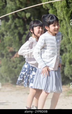 Japanese School Children Stock Photo - Alamy