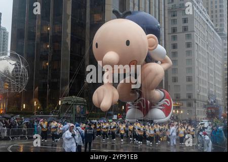 Greg Heffley from Diary of a Wimpy Kid balloon at the 93rd Annual Macy ...