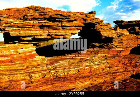 Natures window, mudstone formation, Murchison, Northwest Australia ...