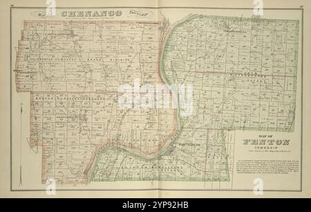 Map of Chenango Township, Map of Fenton Township Cartographic. Atlases ...