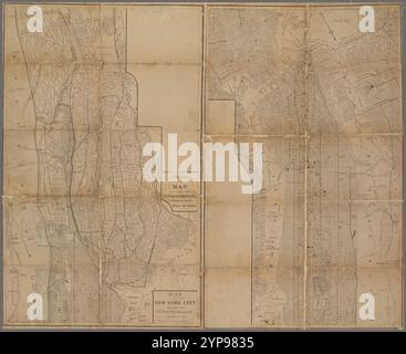 Map of the city of New York : prepared for the model of New York ...