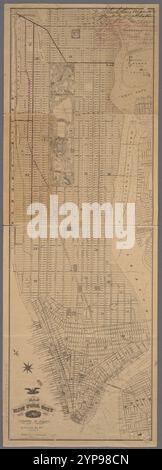 Map of New York City south of 118th street 1858 - 1862. Cartographic ...