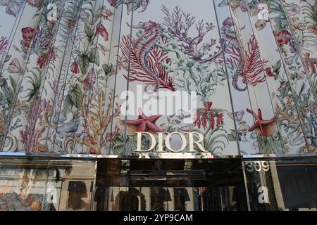 Christian Dior Exterior Sign Rodeo Drive Beverly Hills Luxury Retail ...