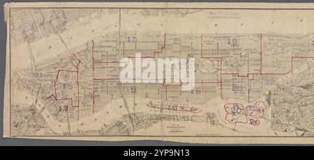New York City, Congressional Districts : Borough of Manhattan, 1921 ...