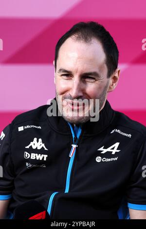 Oliver Oakes (GBR) Alpine F1 Team Team Principal (Right). 05.12.2024 ...