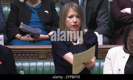 Screen grab of Dr Marie Tidball taking part in the International Women ...