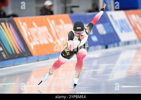Rio Yamada of Japan competes during the women's 500 meters at the World ...