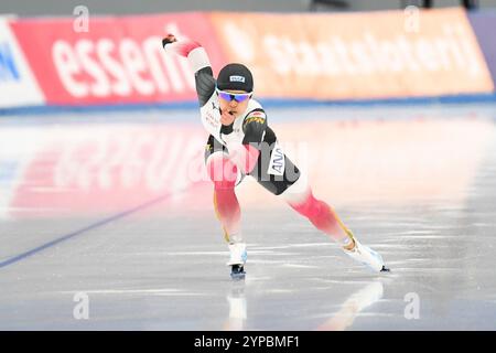 Rio Yamada of Japan competes during the women's 500 meters at the World ...