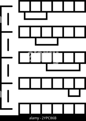 selection sort algorithm line icon vector illustration Stock Vector ...