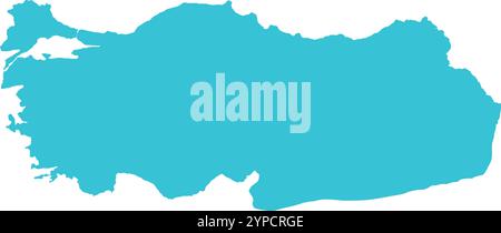 Turkey Flag in Map, Turkiye Map with Flag, Nation Flag of Turkey ...