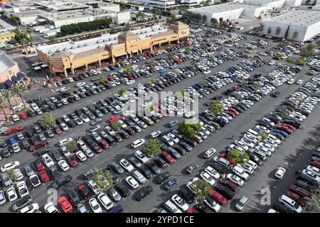 An aerial view of the Citadel Outlets parking lot on Black Friday, Nov ...