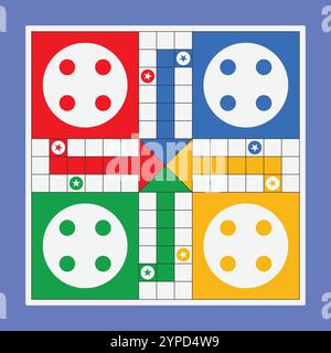 Ludo printable board game vector image Stock Vector Image & Art - Alamy
