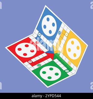 Ludo printable board game vector image Stock Vector Image & Art - Alamy