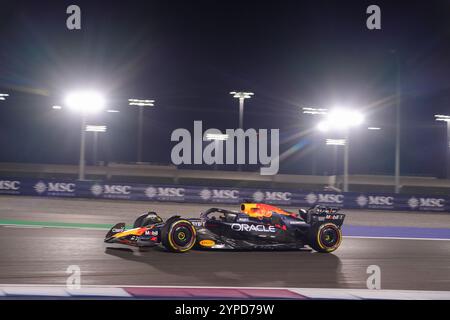 DOHA - Max Verstappen (Red Bull Racing) during qualifying at the Lusail ...