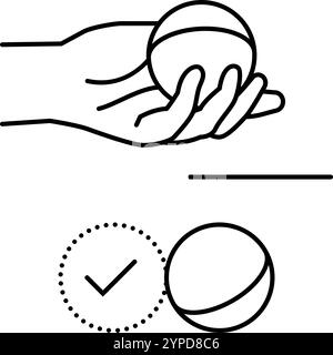 bisque croquet game line icon vector. bisque croquet game sign ...