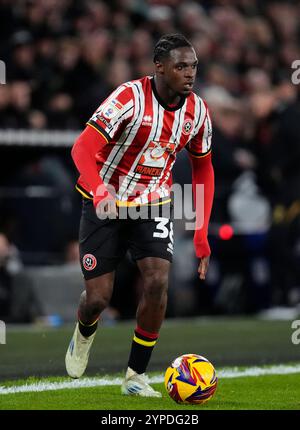 Sheffield United's Femi Seriki during the Sky Bet Championship match at ...