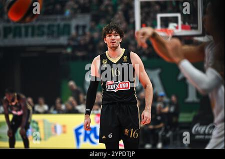 16 Cedi Osman of Panathinaikos AKTOR Athens plays during the Euroleague ...