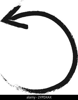 A circular arrow icon that symbolizes refresh Stock Vector Image & Art ...