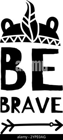 Powerful black and white image with lettering, feather headdress, and ...