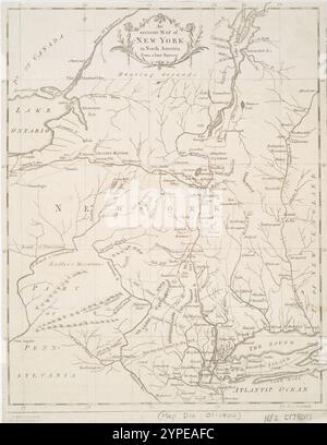 An accurate map of New York in North America from a late survey 1780 ...