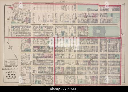 Plate V Cartographic. Atlases, Maps. 1876. Lionel Pincus and Princess ...