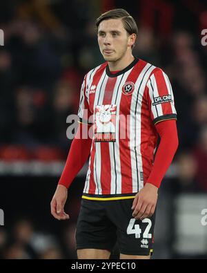 Sydie Peck of Sheffield United during the Sky Bet Championship match ...