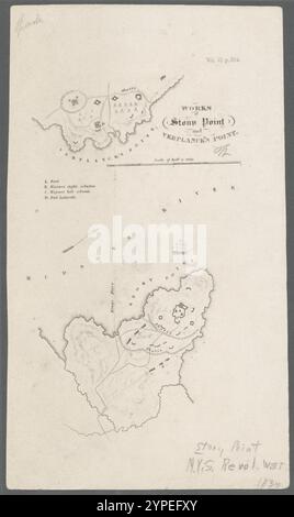 Works at Stony Point and Verplanck's Point Cartographic. Maps. 1834 ...